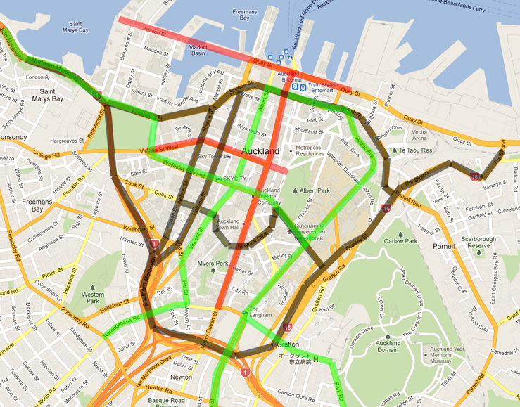 bus-network - Greater Auckland