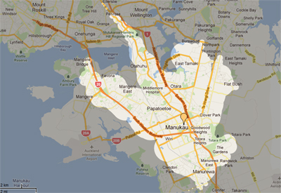 mapnificent-manukau - Greater Auckland