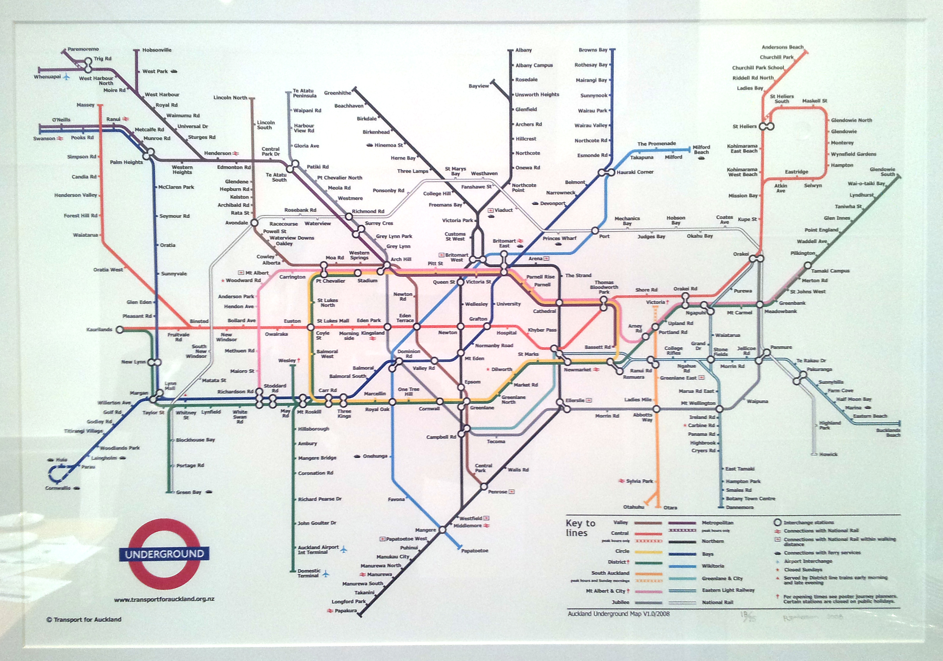 Auckland Underground - Greater Auckland