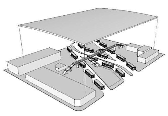 Christchurch bus interchange early concept - Greater Auckland