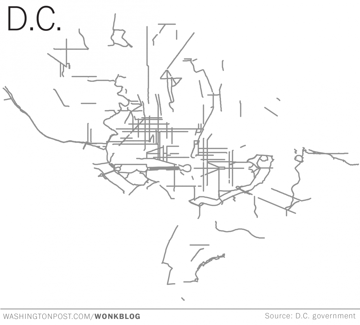 Washington DC cycle map - Greater Auckland