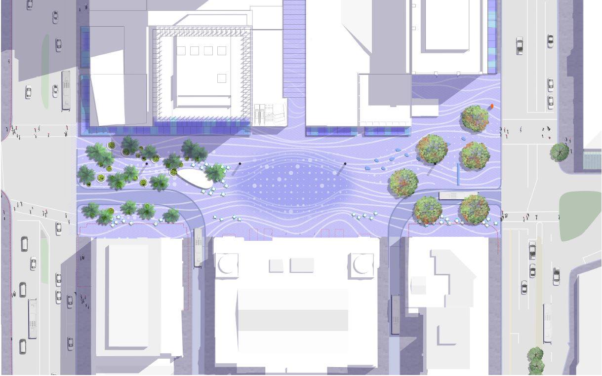 Britomart QE2 Square plan - Greater Auckland