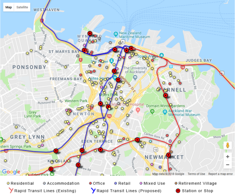 Central AKL rapid transit - Greater Auckland