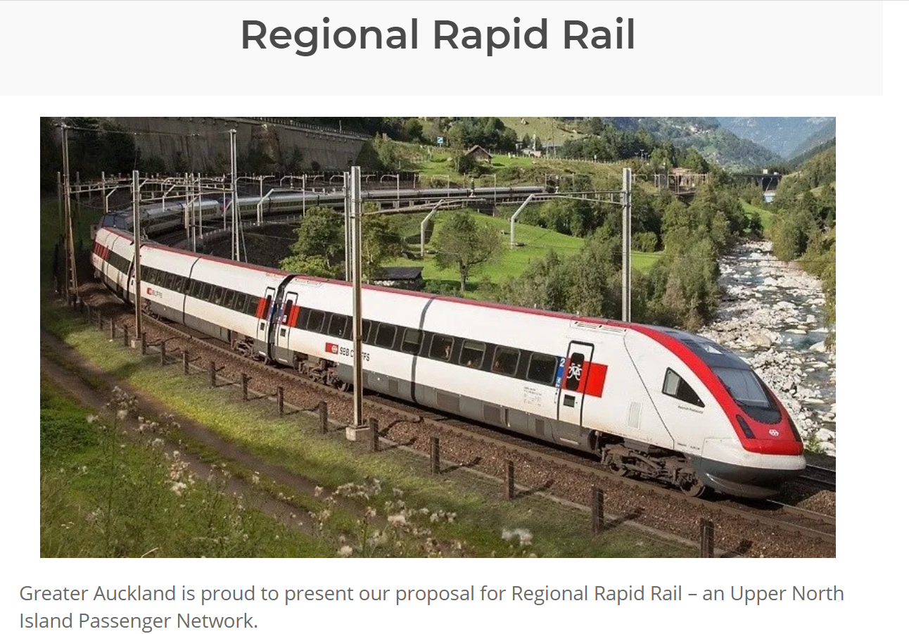 Regional Rpid Rail - Greater Auckland