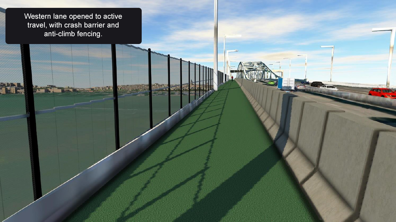 Pushing past the barriers to the Auckland Harbour Bridge - Greater Auckland