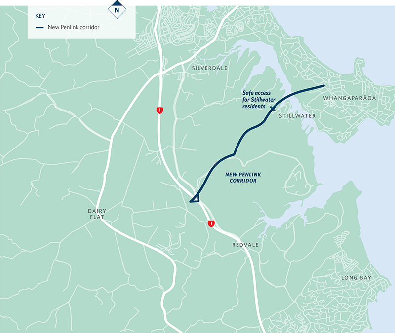 penlink-map - Greater Auckland