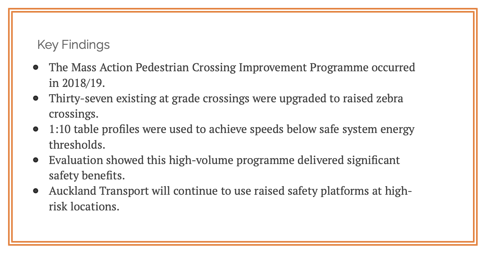 AT MAPI programme Aug 2023 paper key findings - Greater Auckland