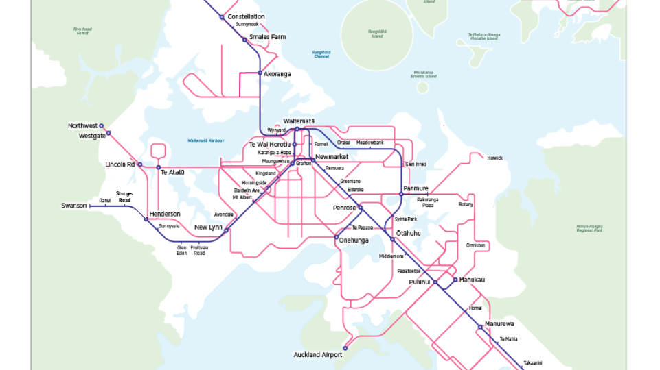 Auckland's Frequent Transit Network 2024 - Greater Auckland