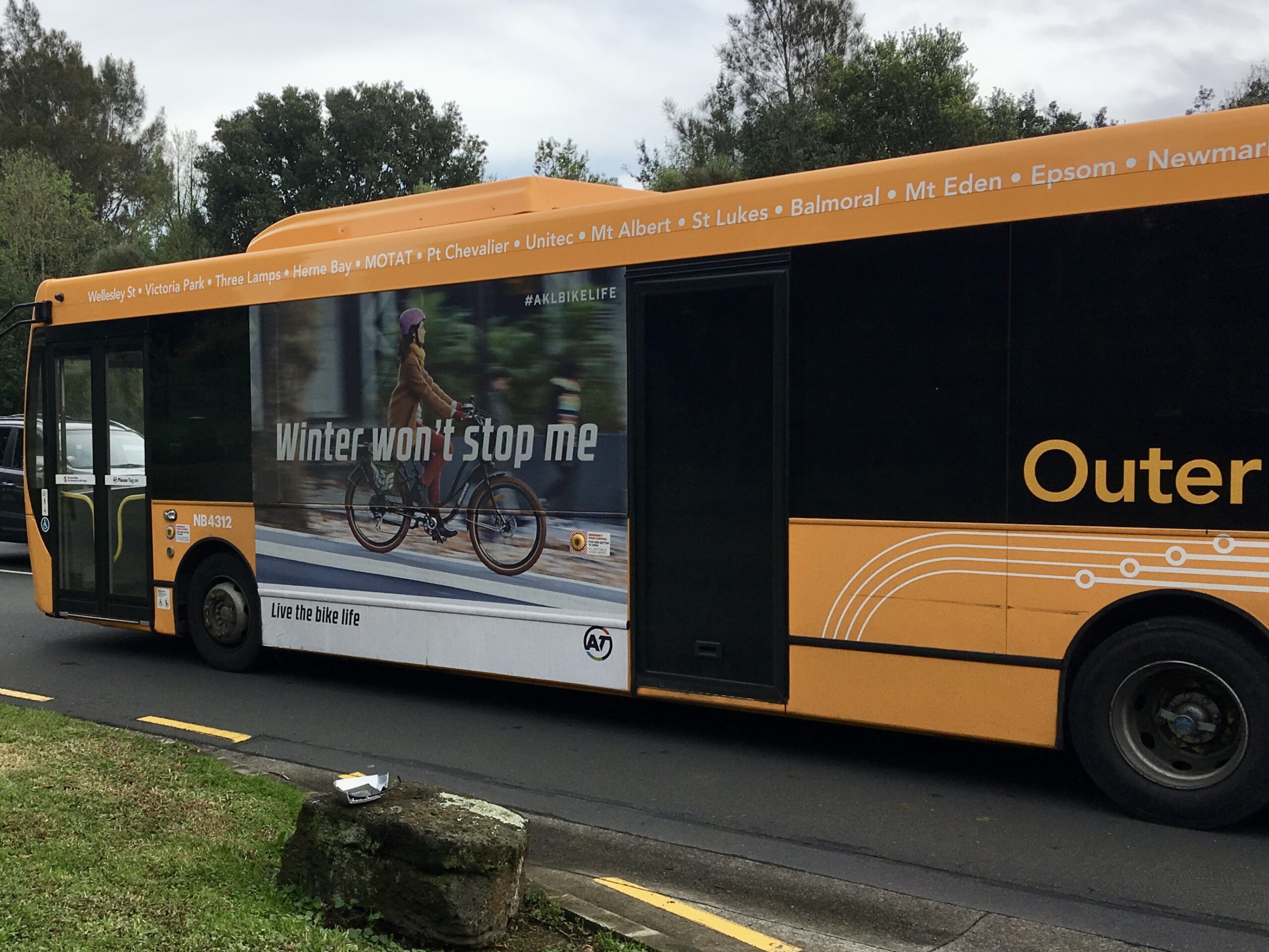 OuterLink Meola Road June 2019 AKL Bike Life ad Winter Won't Stop Me ...