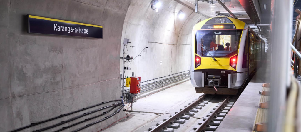 CRL - First Test Train Karangahape - Greater Auckland