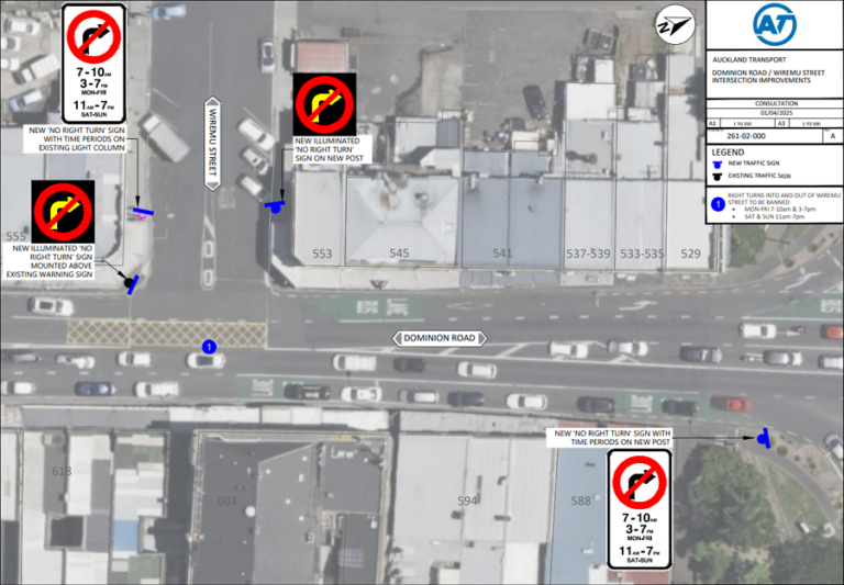 Small fixes to help improve Dominion Rd - Greater Auckland