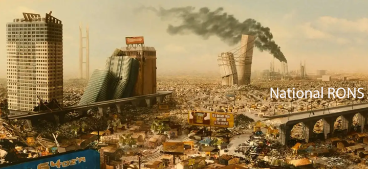 Dystopia of RoNS meme - Greater Auckland