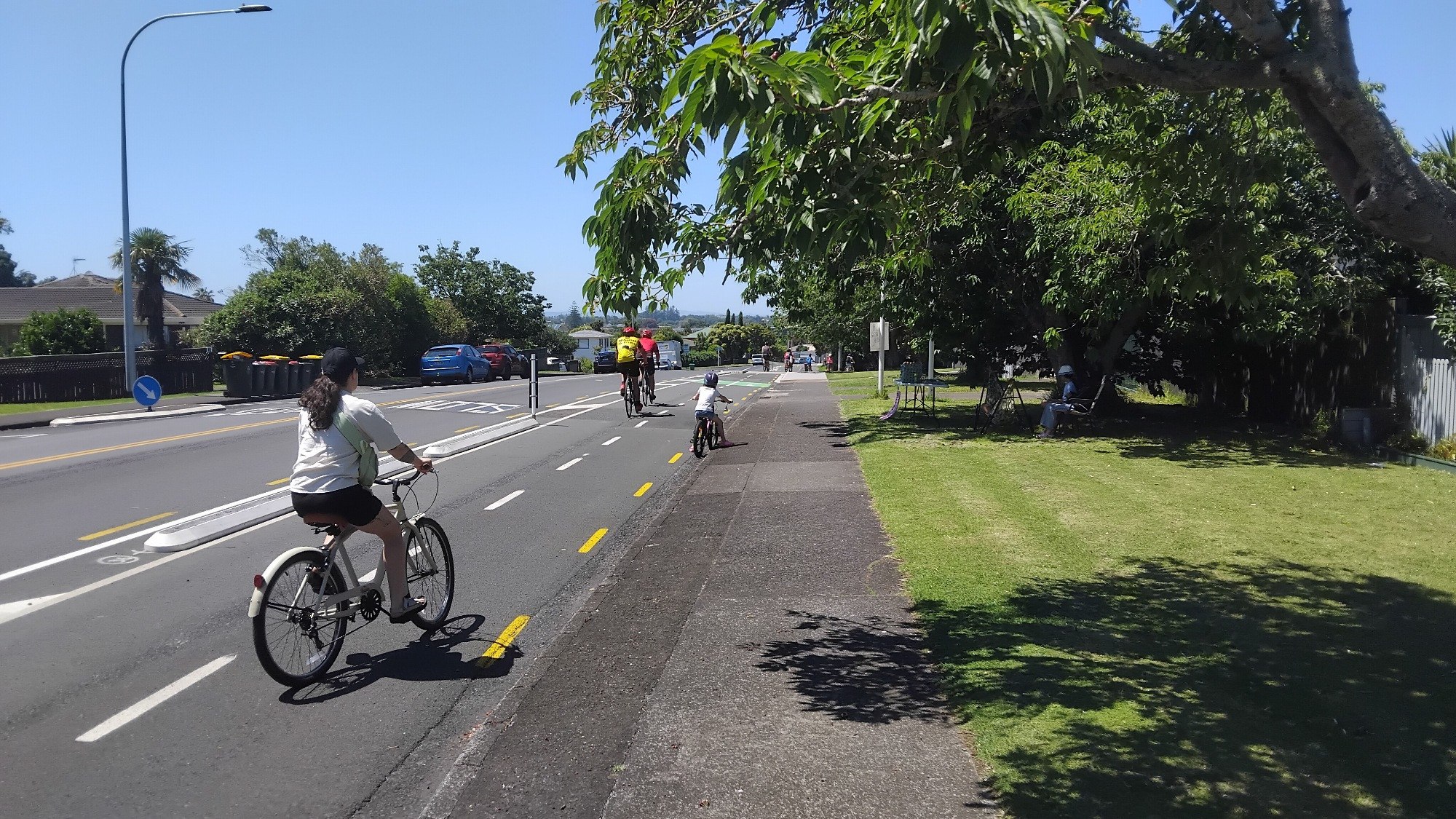 Māngere cycleway Party on the Path photo by Connor Sharp - Greater Auckland